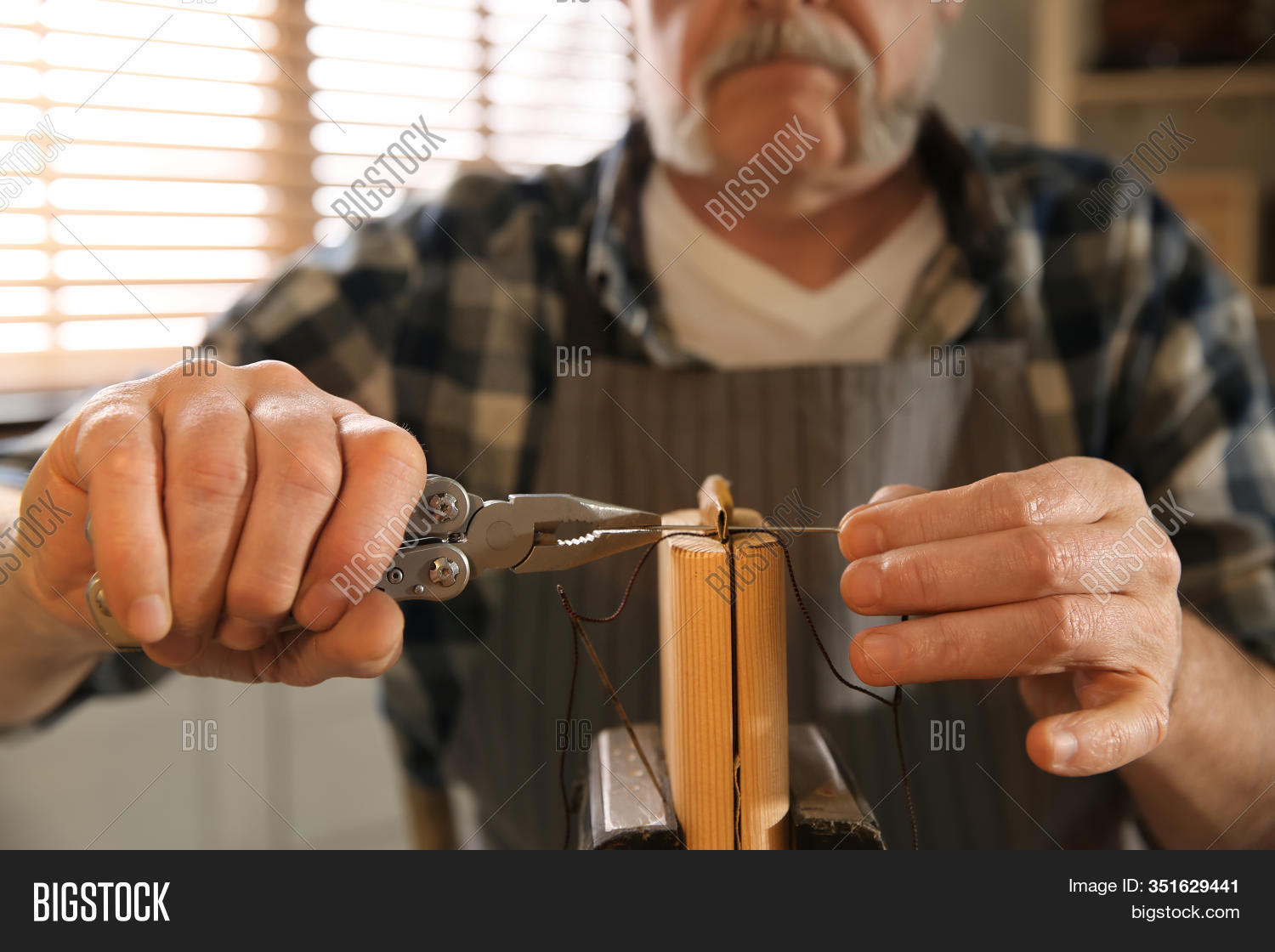 Man Sewing Piece Image & Photo (Free Trial) | Bigstock