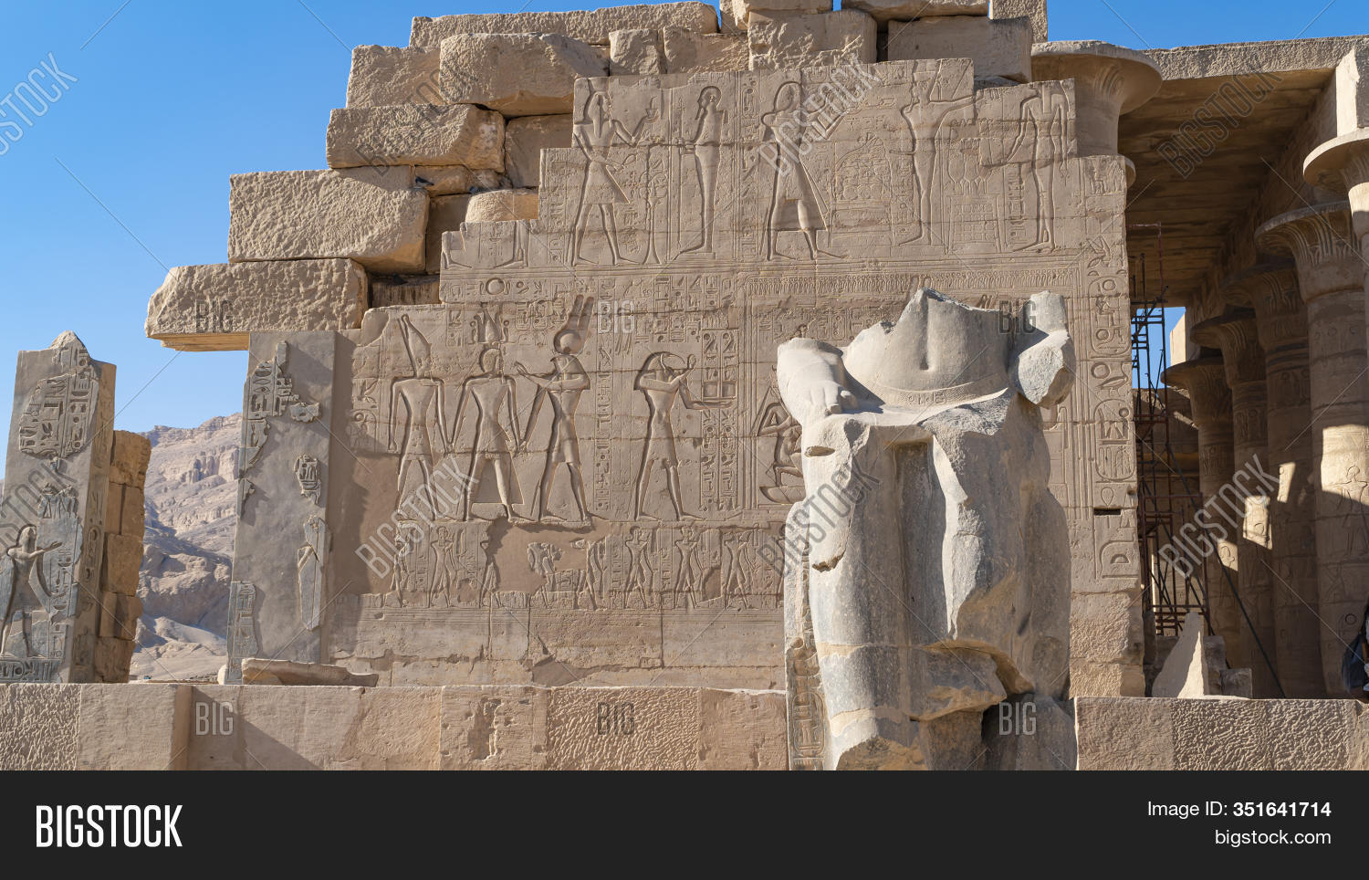 Ramesseum Memorial Image & Photo (Free Trial) | Bigstock