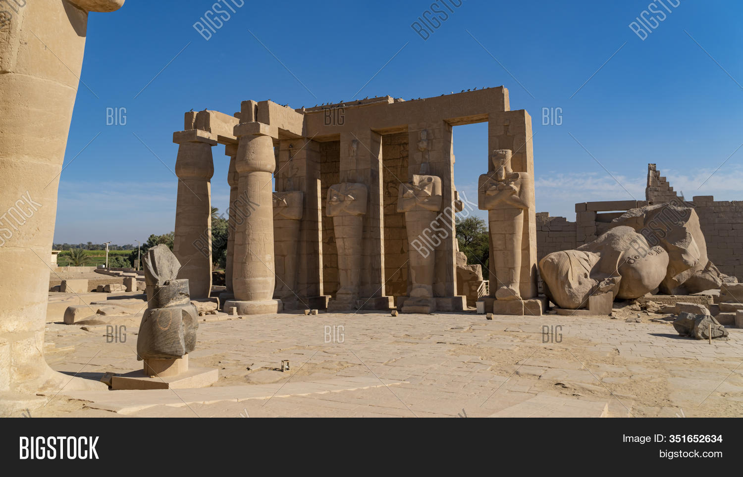 Ramesseum Memorial Image & Photo (Free Trial) | Bigstock
