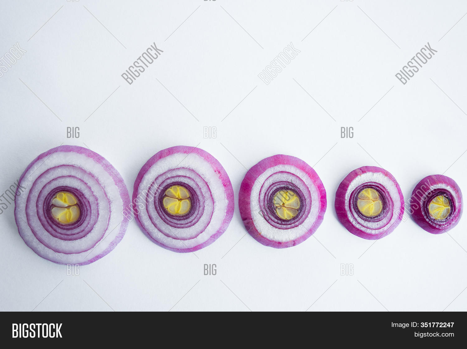 Round Slices Red Onion Image & Photo (Free Trial) | Bigstock