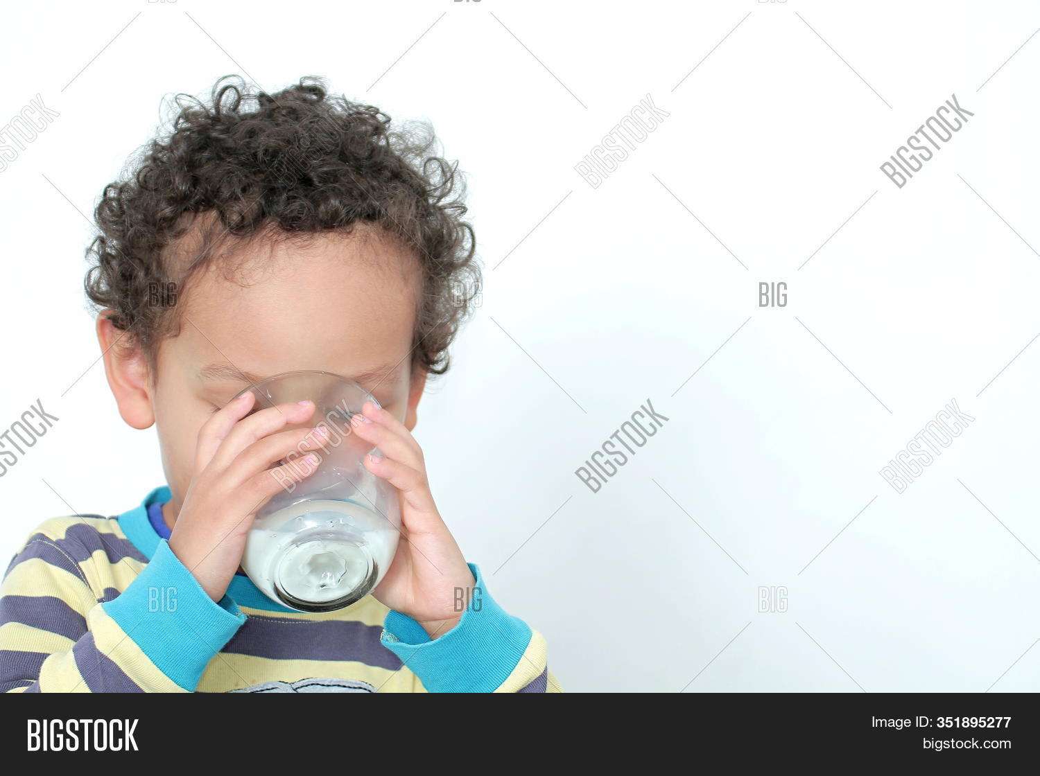 Child Drinking Milk Image & Photo (Free Trial) | Bigstock