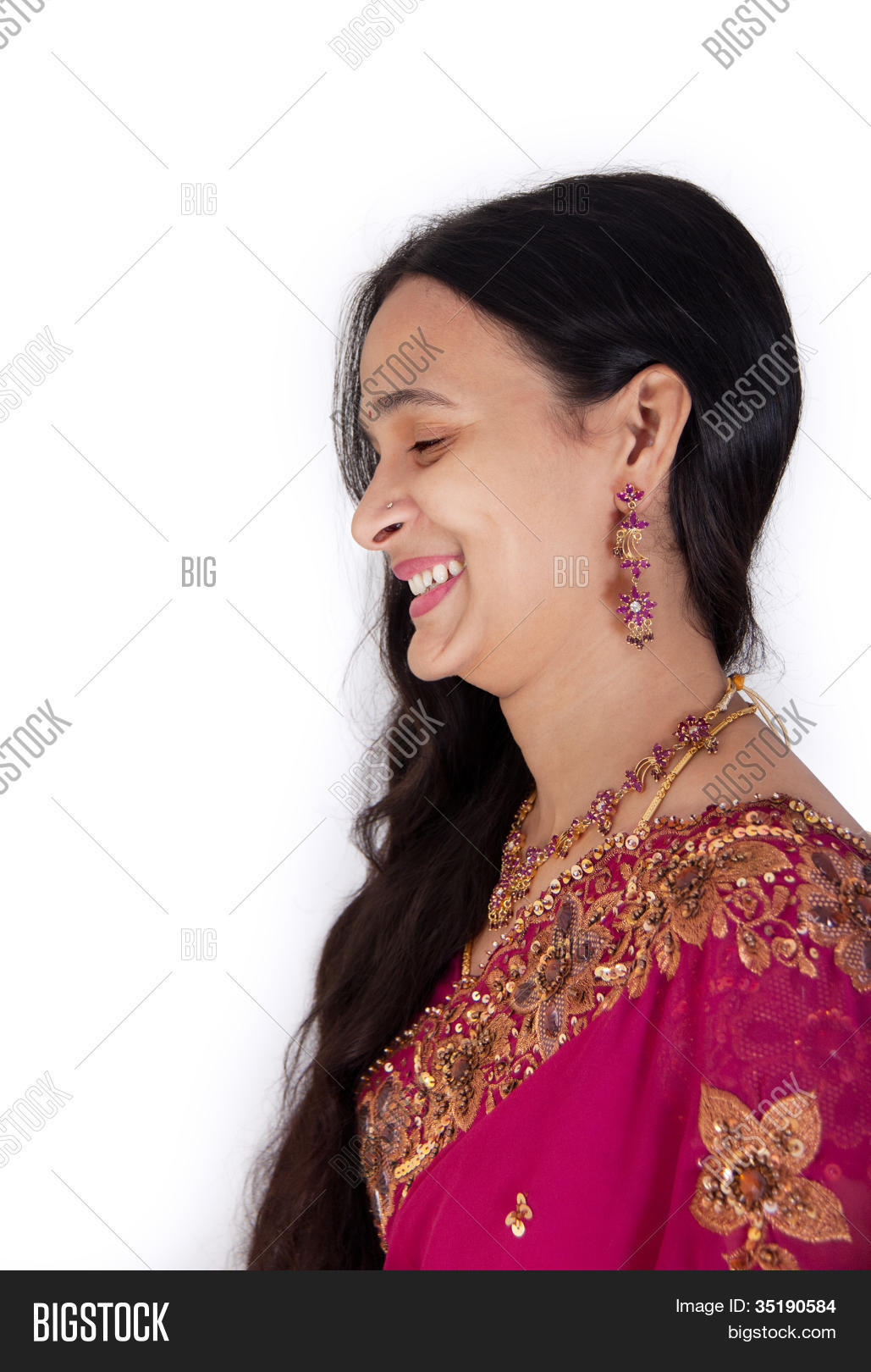 Beautiful Indian Happy Image & Photo (Free Trial) | Bigstock