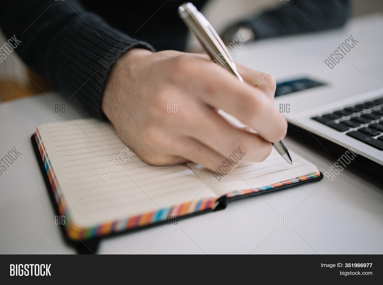 Man Taking Notes Image & Photo (Free Trial) | Bigstock