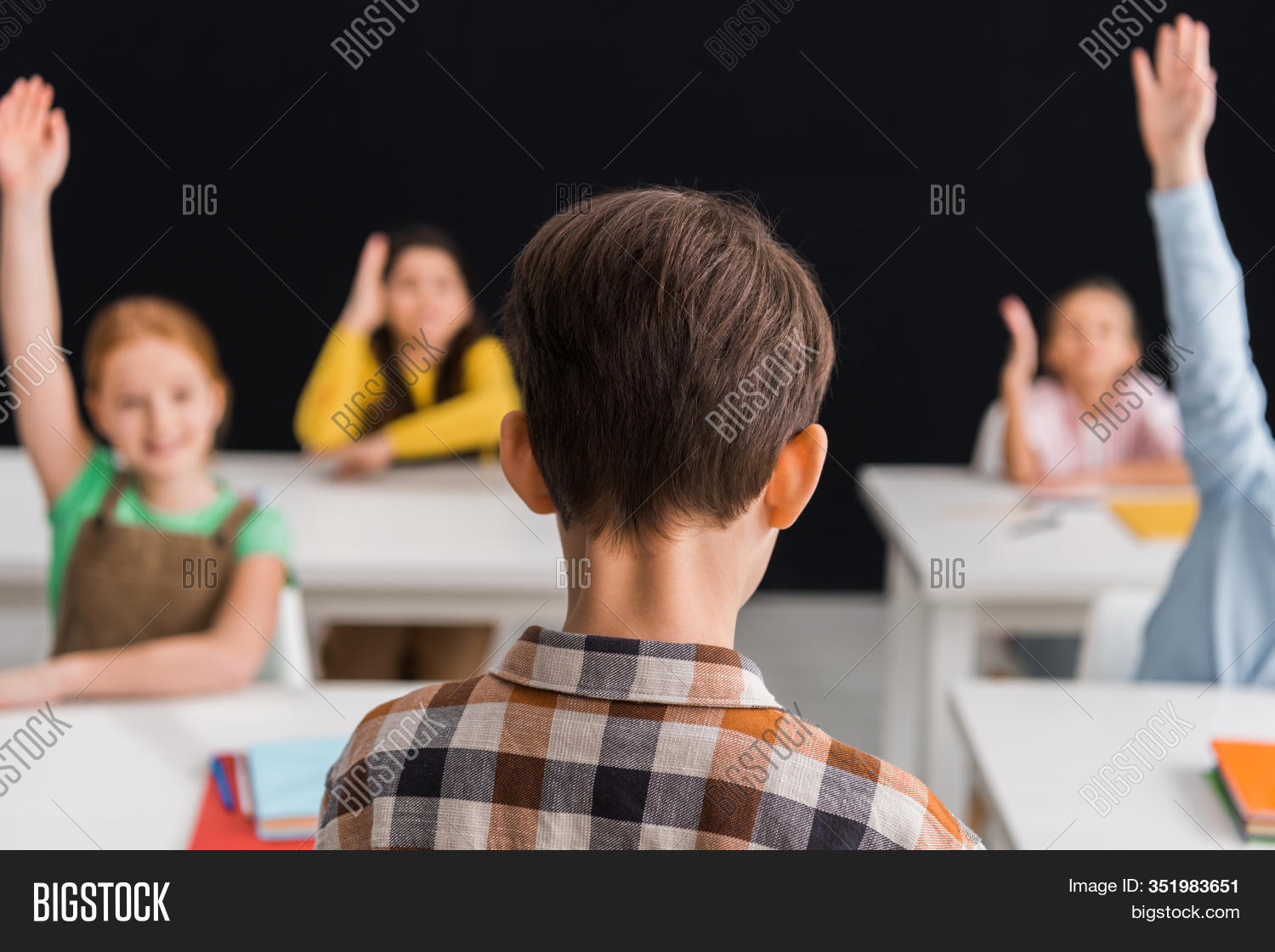 Back View Schoolboy Image & Photo (Free Trial) | Bigstock