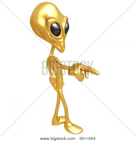 Pointing Alien Image & Photo (Free Trial) | Bigstock