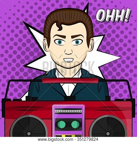 Vintage Radio Comic Vector & Photo (Free Trial) | Bigstock