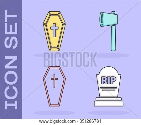 Set Tombstone Rip, Vector & Photo (Free Trial) | Bigstock