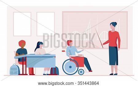 Disable Student Class Vector & Photo (Free Trial) | Bigstock