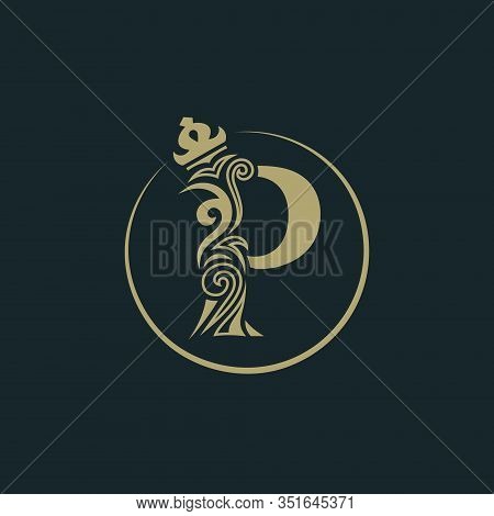 Elegant Letter P Vector & Photo (Free Trial) | Bigstock