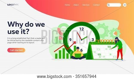 Timing Project Vector & Photo (Free Trial) | Bigstock