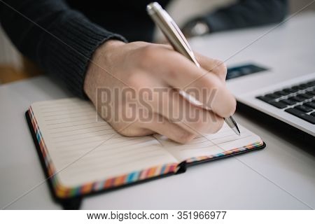Man Taking Notes Image & Photo (Free Trial) | Bigstock