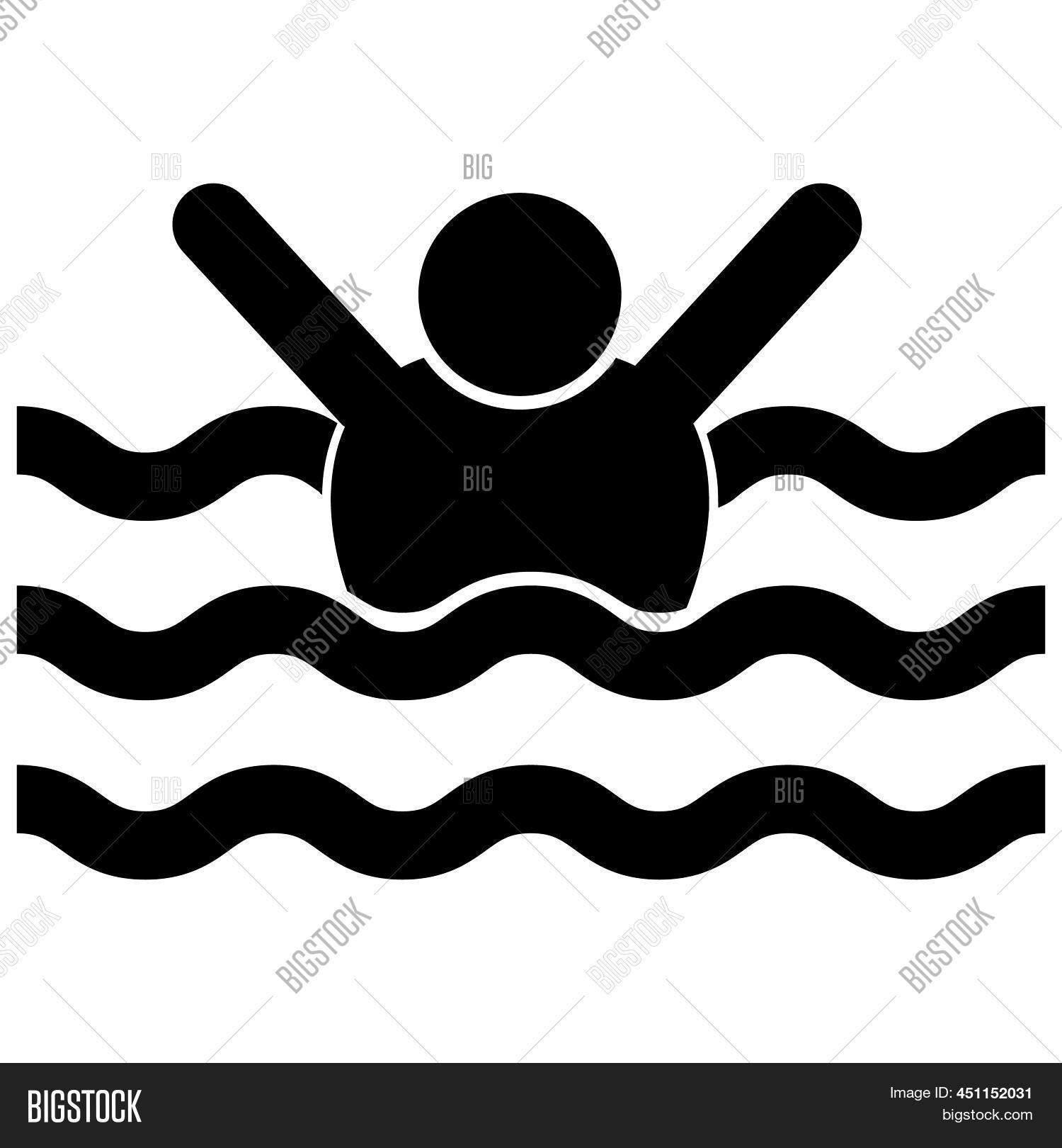 Drowned Man Icon On Image & Photo (Free Trial) | Bigstock