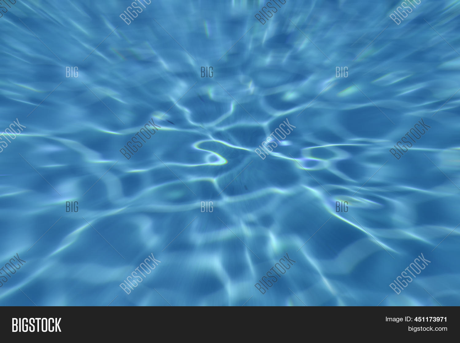 Blurry Blue Pool Water Image & Photo (Free Trial) | Bigstock
