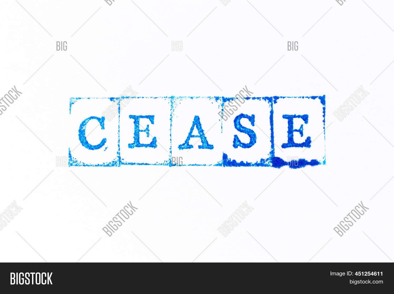 Blue Color Ink Rubber Image & Photo (Free Trial) | Bigstock