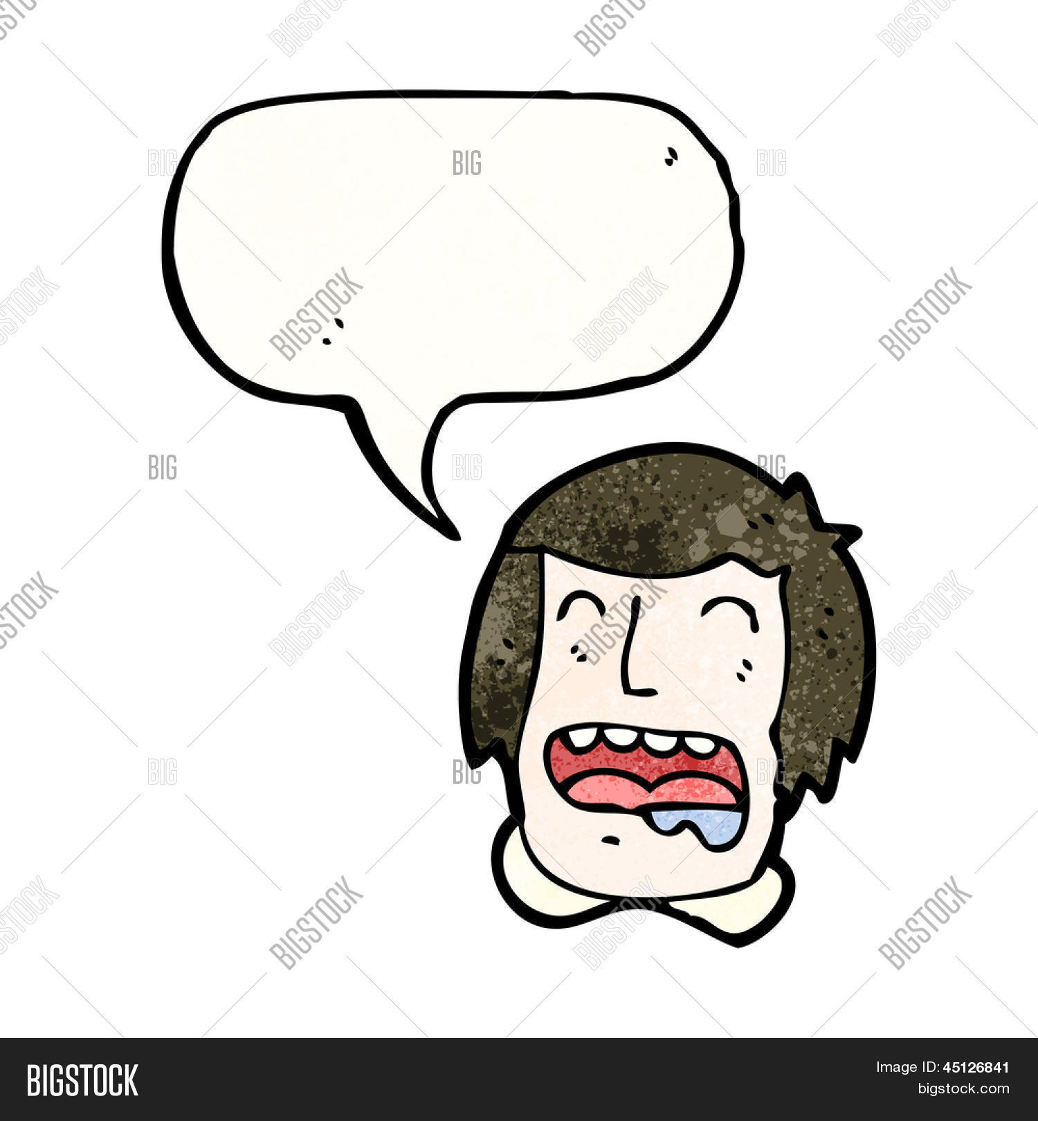 Cartoon Drooling Man Image & Photo (Free Trial) | Bigstock