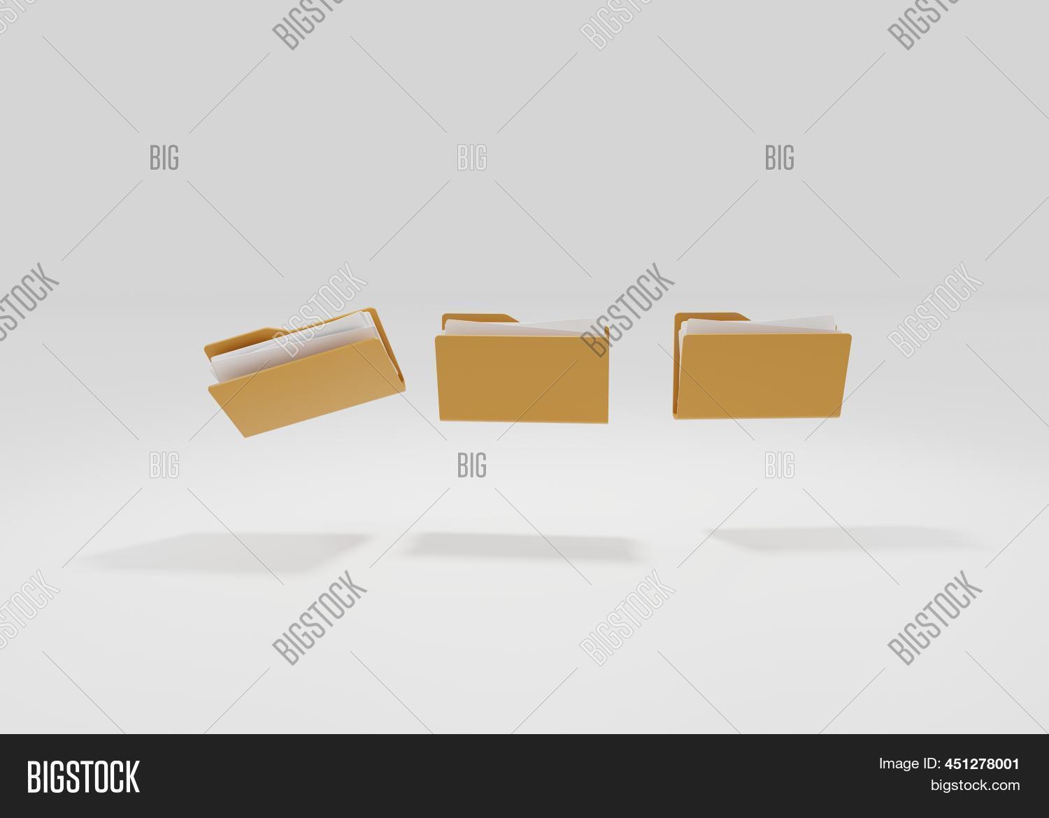 3d Folder Icon Image & Photo (Free Trial) | Bigstock
