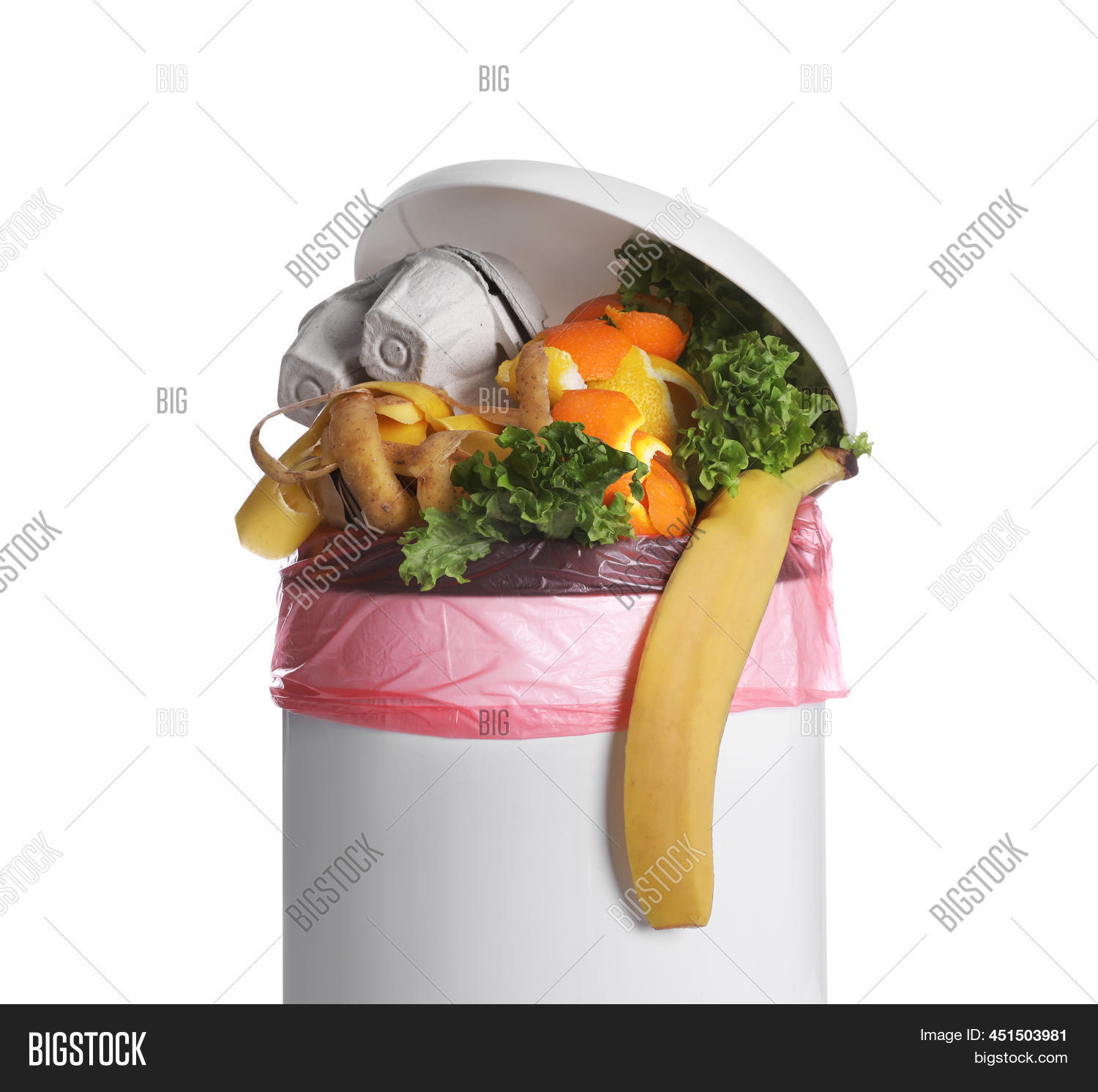 Bin Full Garbage On Image & Photo (Free Trial) | Bigstock