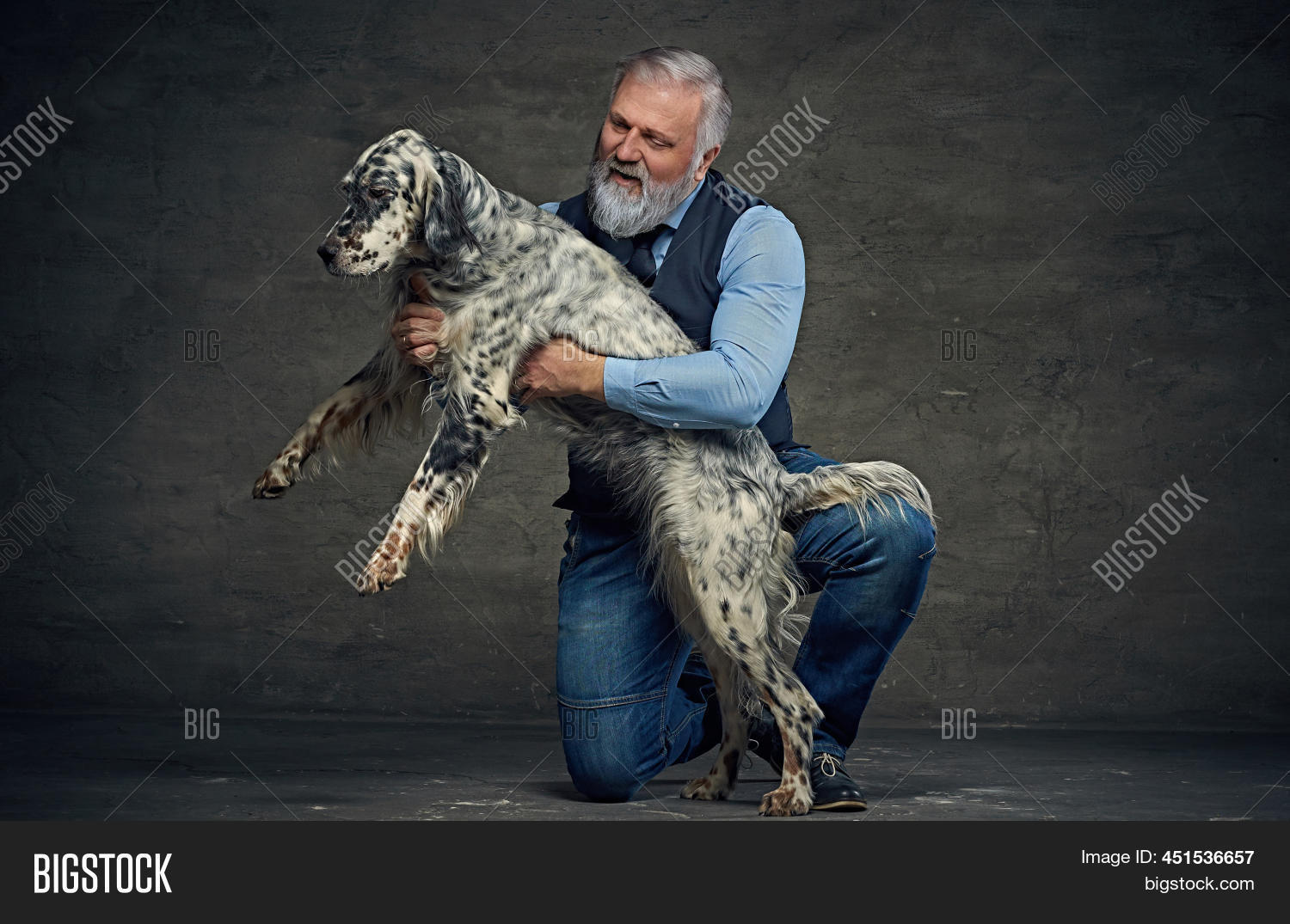 Old Man His Dog Irish Image & Photo (Free Trial) | Bigstock