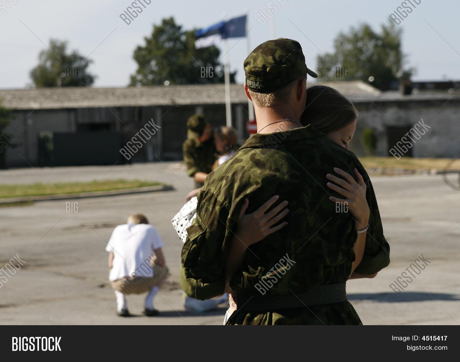 Soldier Meeting His Image & Photo (Free Trial) | Bigstock
