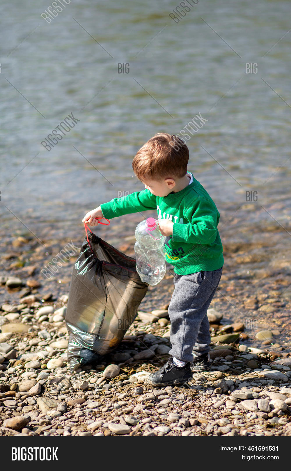 Little Boy Collecting Image & Photo (Free Trial) | Bigstock