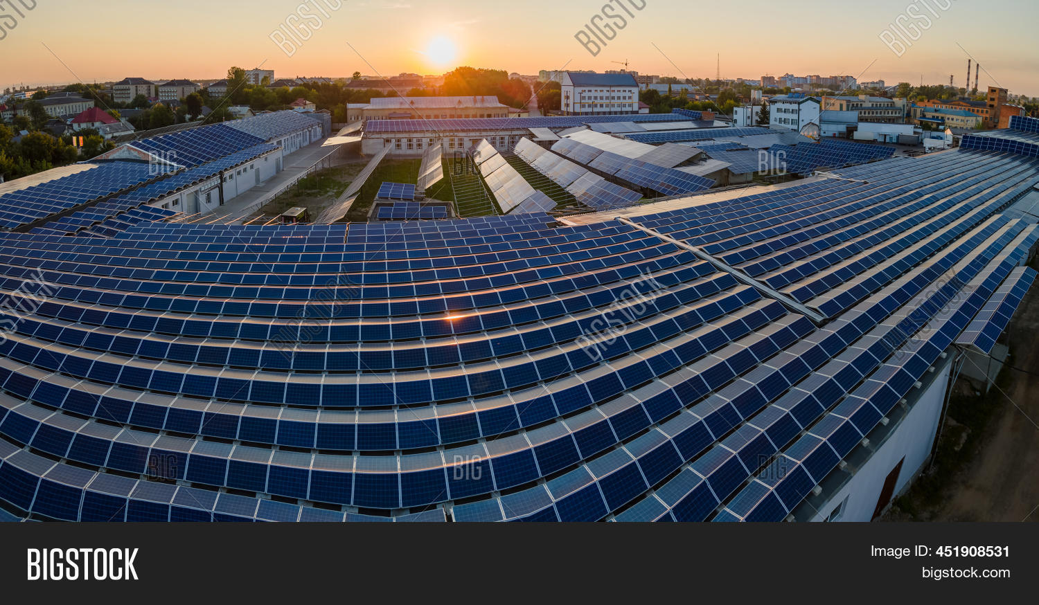 Aerial View Solar Image & Photo (Free Trial) | Bigstock