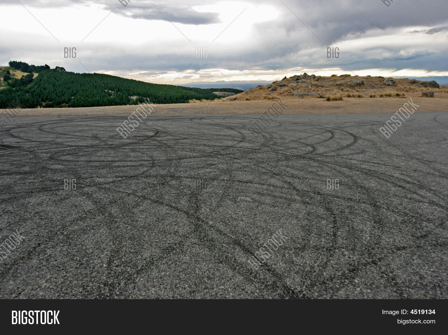 Tyre Drift Marks Image & Photo (Free Trial) | Bigstock
