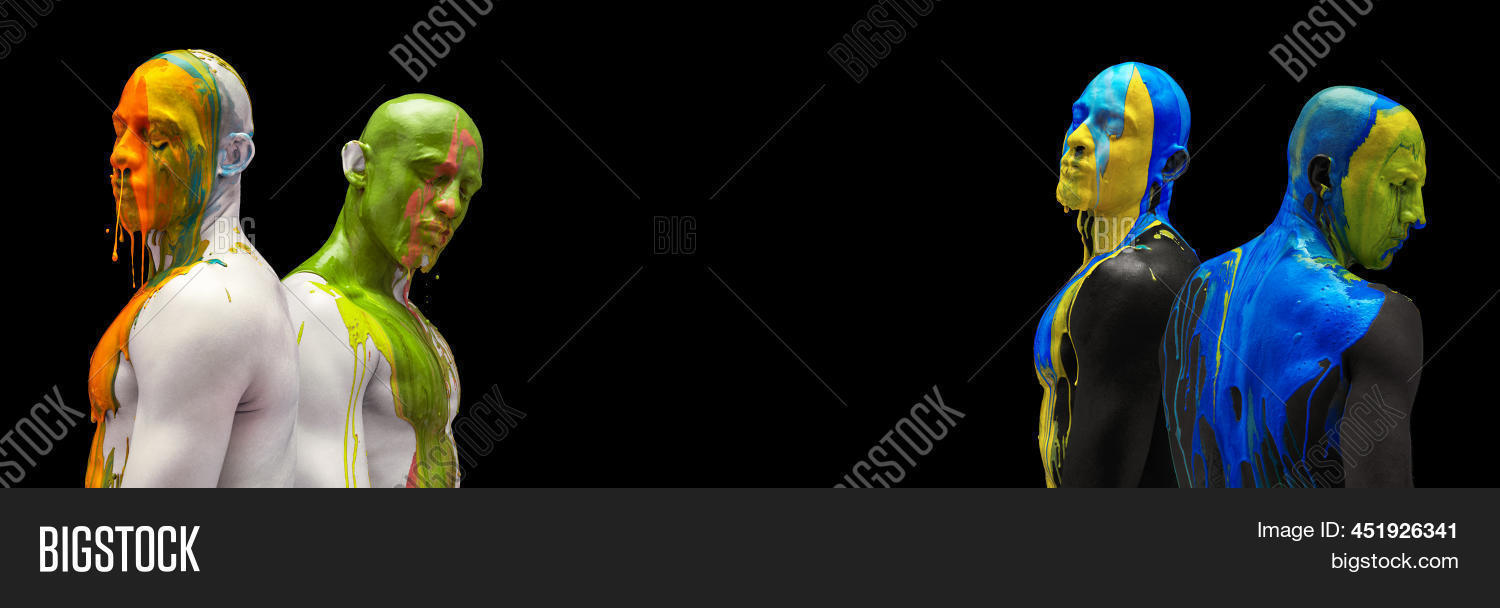 Colorful Collage. Male Image & Photo (Free Trial) | Bigstock