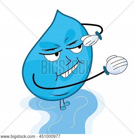 Isolated Angry Drop Vector & Photo (Free Trial) | Bigstock