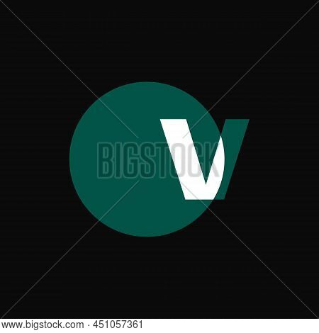 V Bold Letter Mark Vector & Photo (Free Trial) | Bigstock
