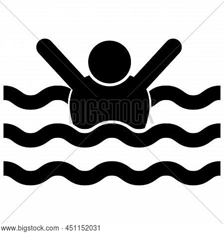 Drowned Man Icon On Image & Photo (Free Trial) | Bigstock
