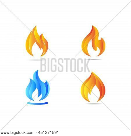 Set 3d Fire Vector Vector & Photo (Free Trial) | Bigstock