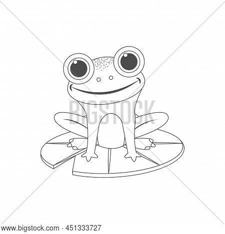 Isolated Frog Draw Vector & Photo (Free Trial) | Bigstock