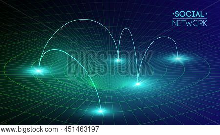 Social Media Blue Vector & Photo (Free Trial) | Bigstock