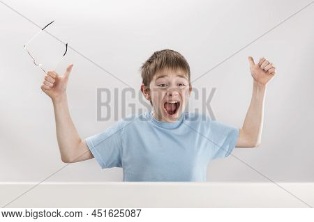 Boy Excited Rejoice Image & Photo (Free Trial) | Bigstock