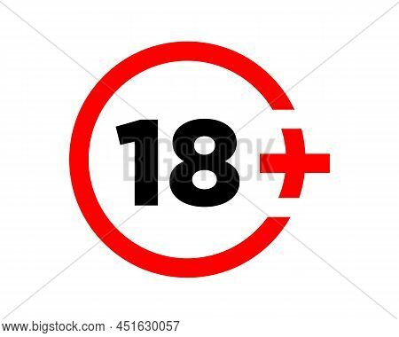 Plus 18 Prohibition Vector & Photo (Free Trial) | Bigstock