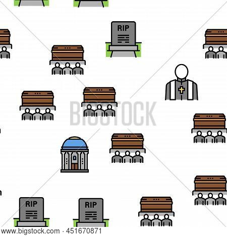 Funeral Burial Vector & Photo (Free Trial) | Bigstock