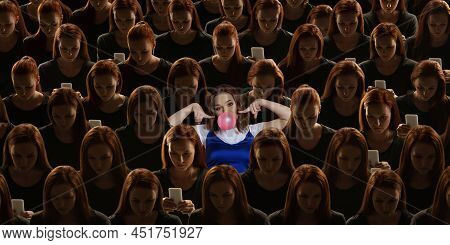 Top View Grey Crowd Image & Photo (Free Trial) | Bigstock