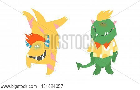 Cute Monsters 벡터 및 사진(무료 체험) | Bigstock