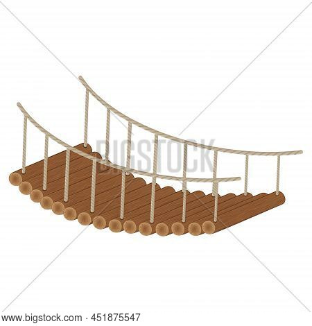 Wooden Bridge On Vector & Photo (Free Trial) | Bigstock