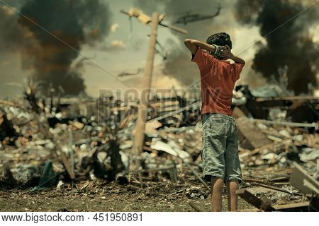 Homeless Child Crying Image & Photo (Free Trial) | Bigstock