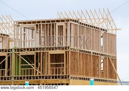 Frame Two Story House Image & Photo (Free Trial) | Bigstock