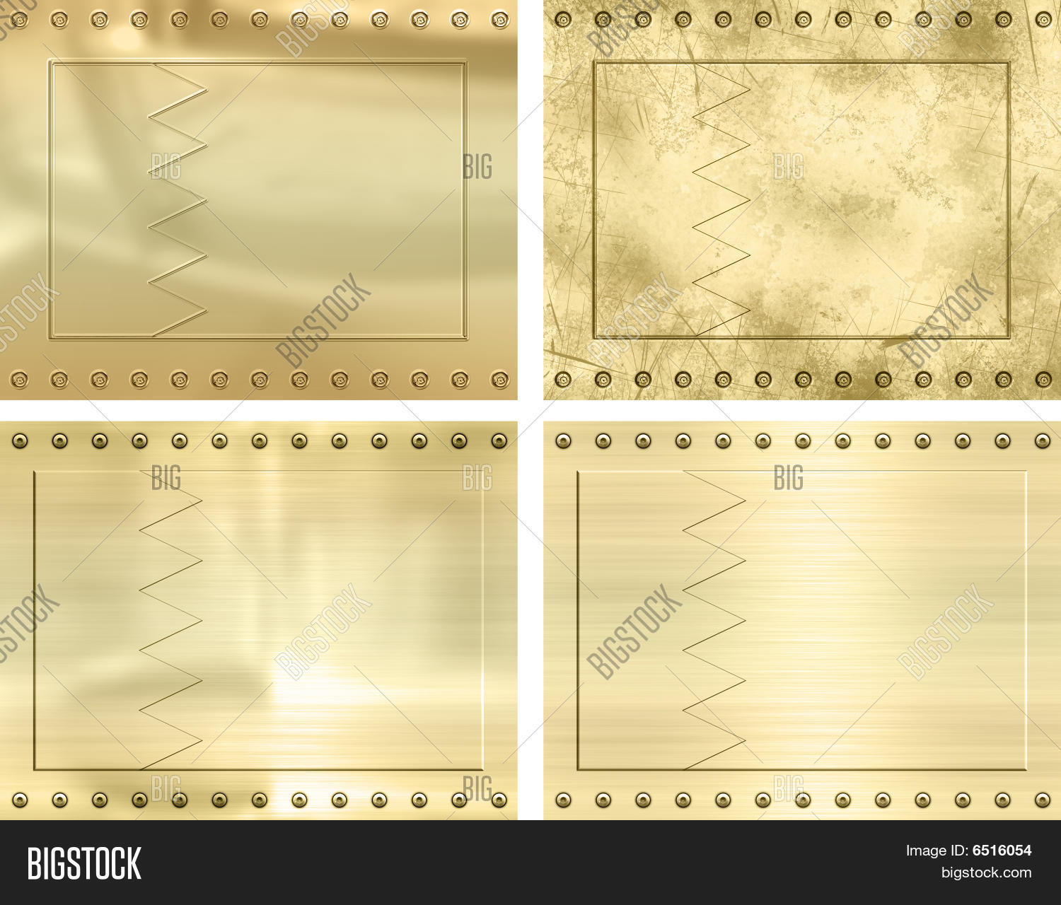 Four Gold Flags Image & Photo (Free Trial) | Bigstock