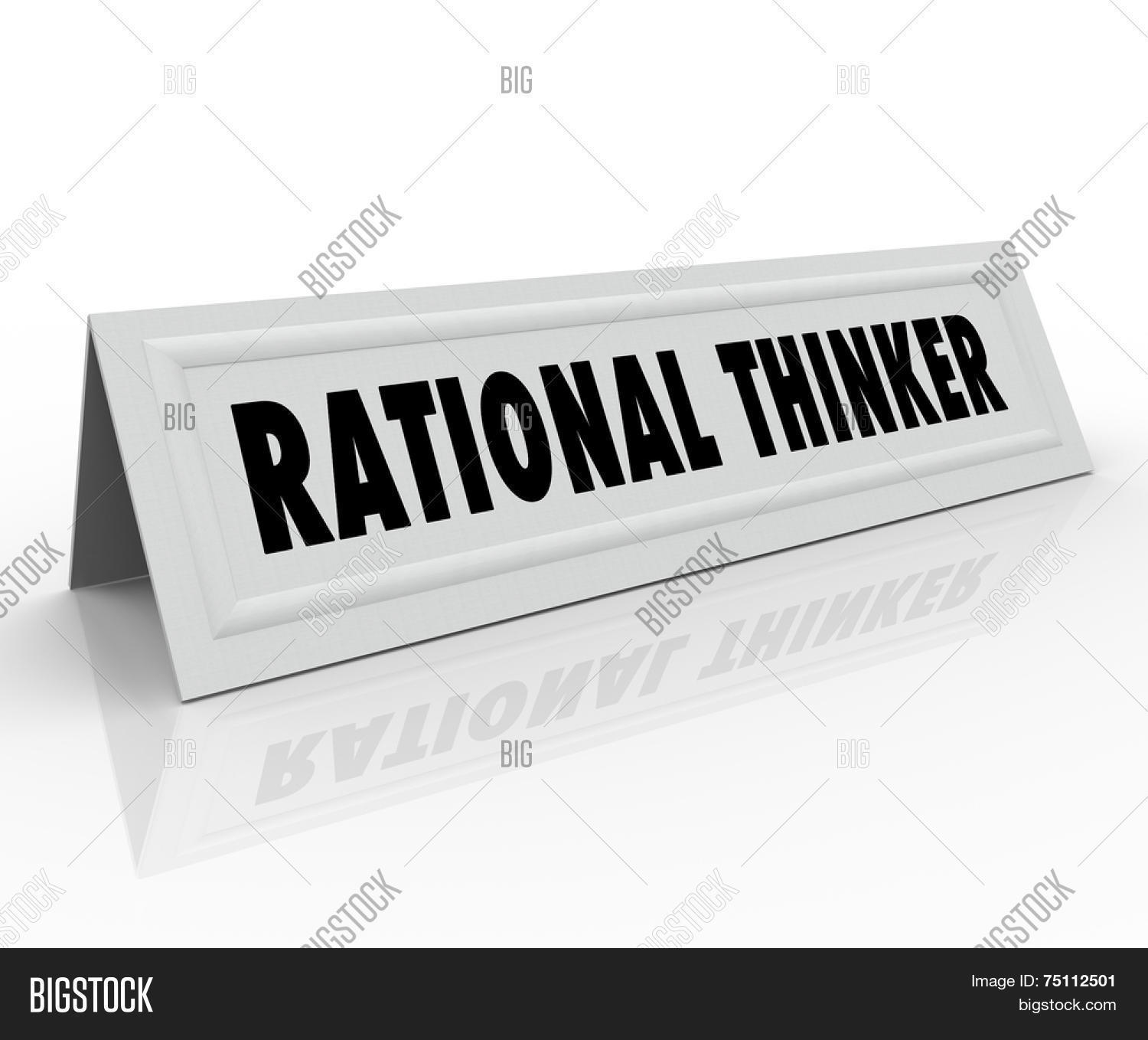 Rational Thinker Words Image & Photo (Free Trial) | Bigstock