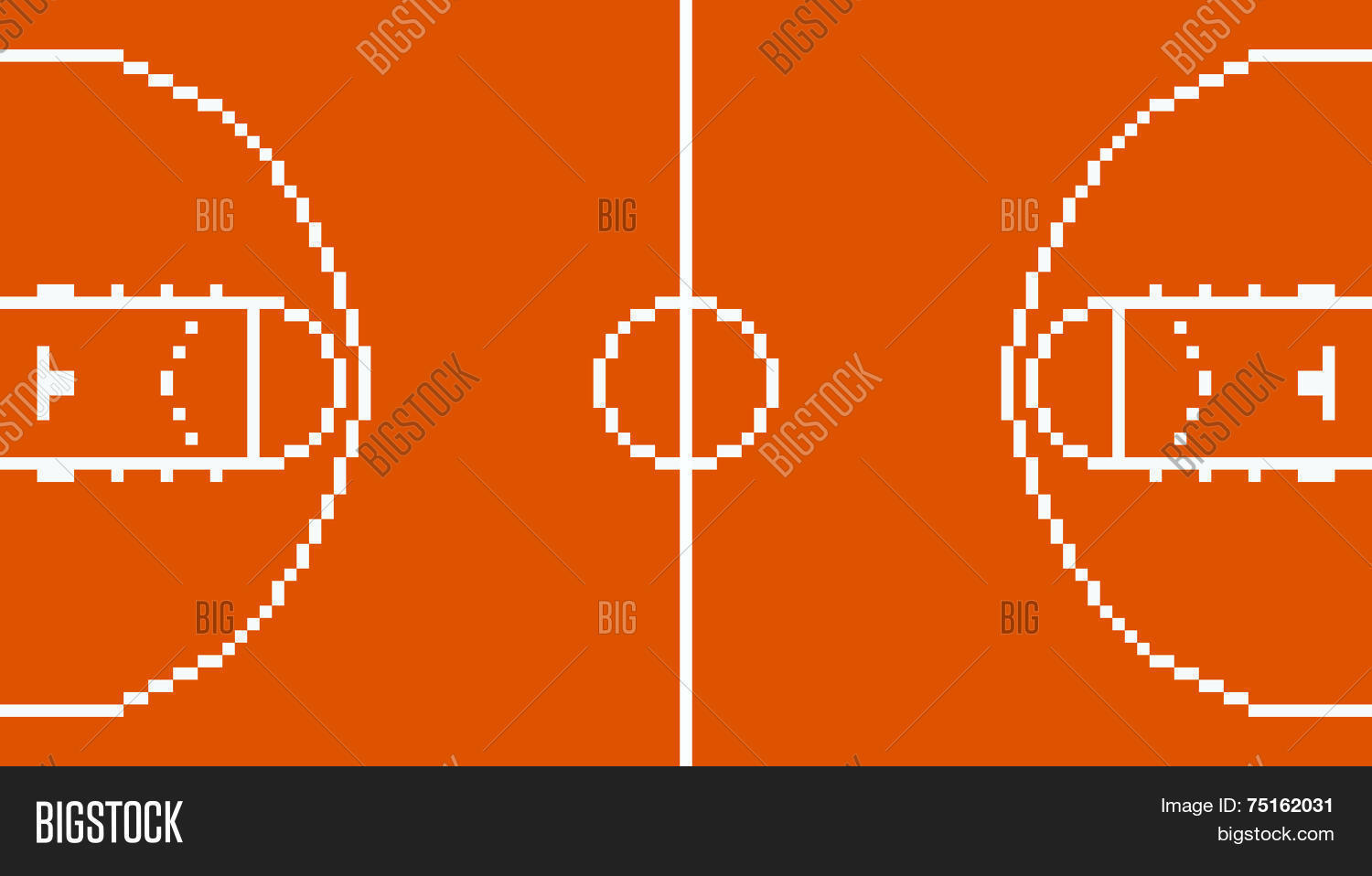 Pixel Art Basketball Vector & Photo (Free Trial) | Bigstock