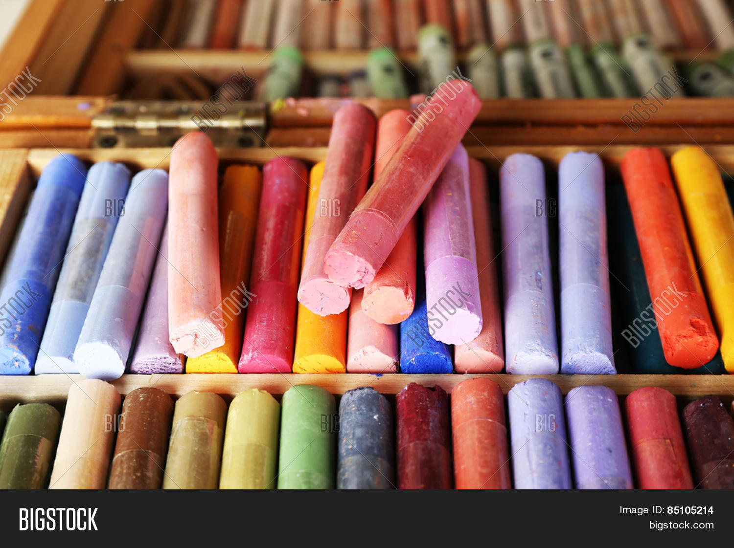 Colorful Chalk Pastels Image & Photo (Free Trial) | Bigstock