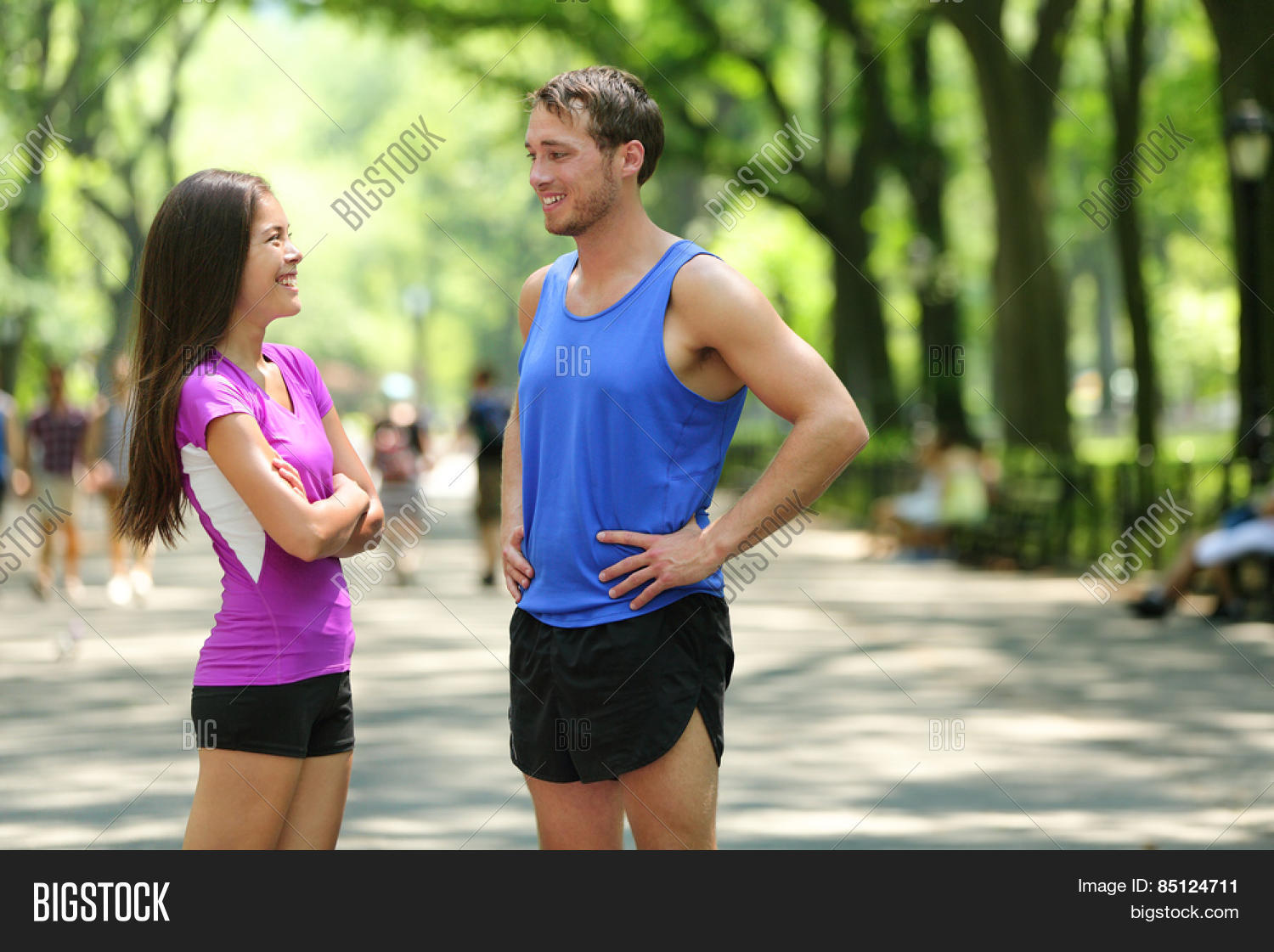 Happy Runners Couple Image & Photo (Free Trial) | Bigstock