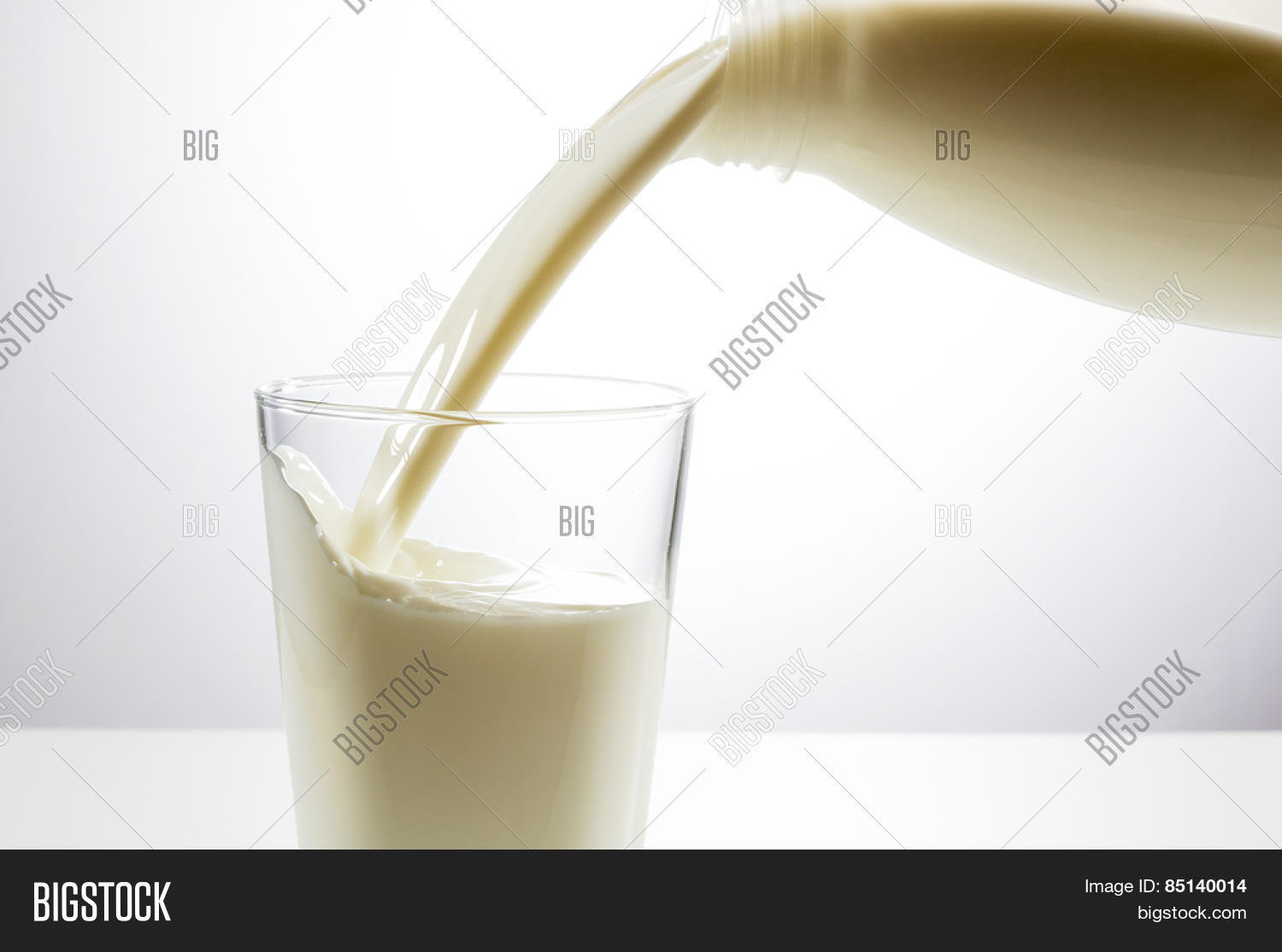 Pouring Glass Milk Image & Photo (Free Trial) | Bigstock