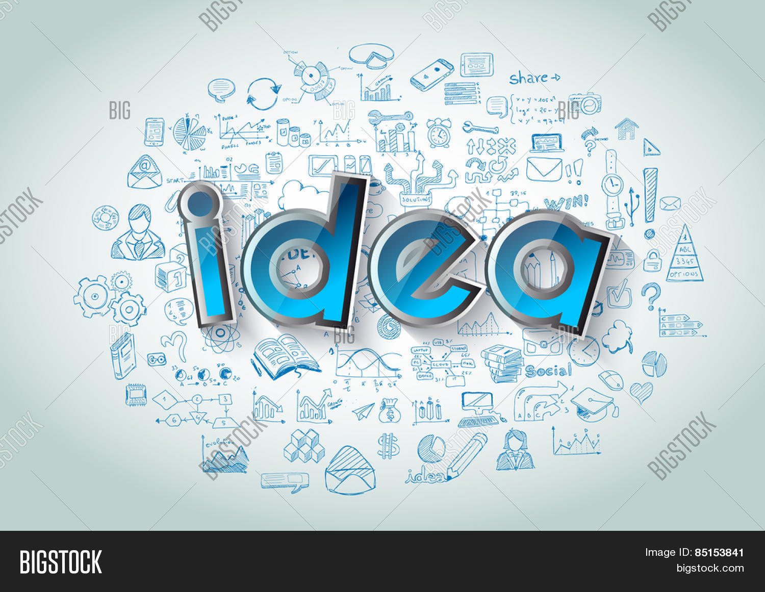 Idea Concept Layout Vector & Photo (Free Trial) | Bigstock