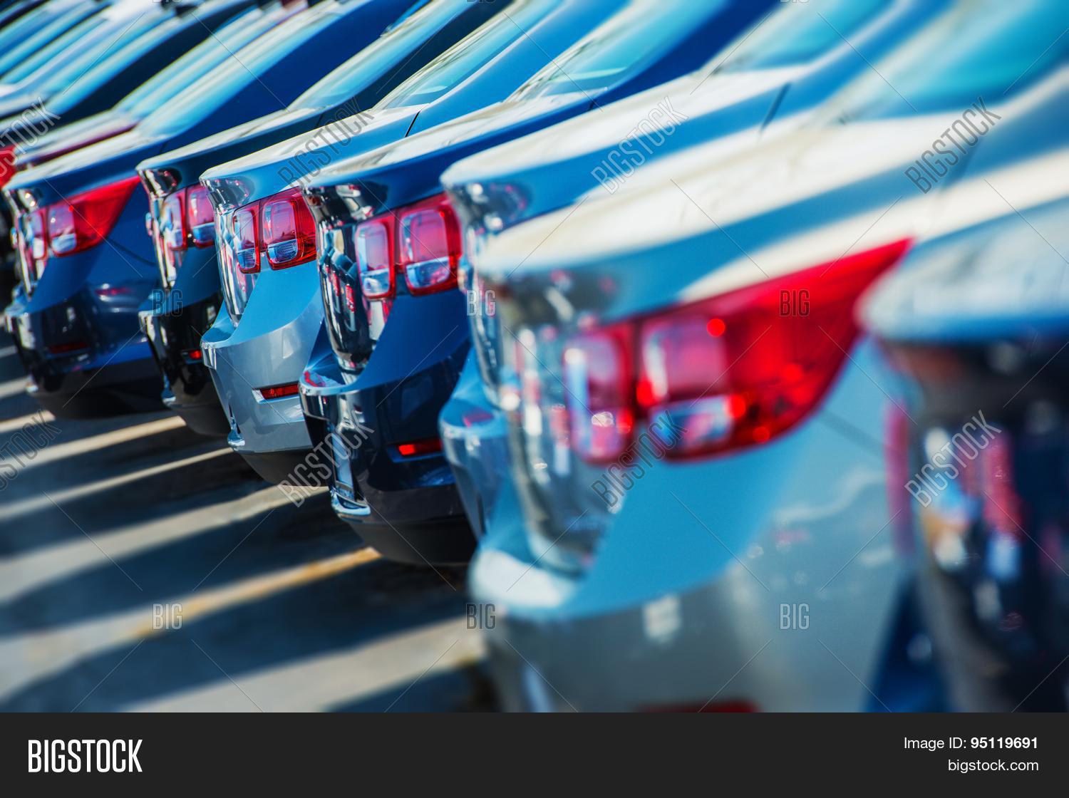 Parked Cars On Image & Photo (Free Trial) | Bigstock