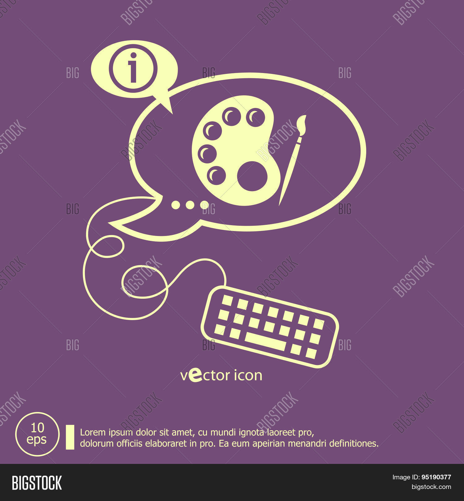 Palette Keyboard Vector & Photo (Free Trial) | Bigstock